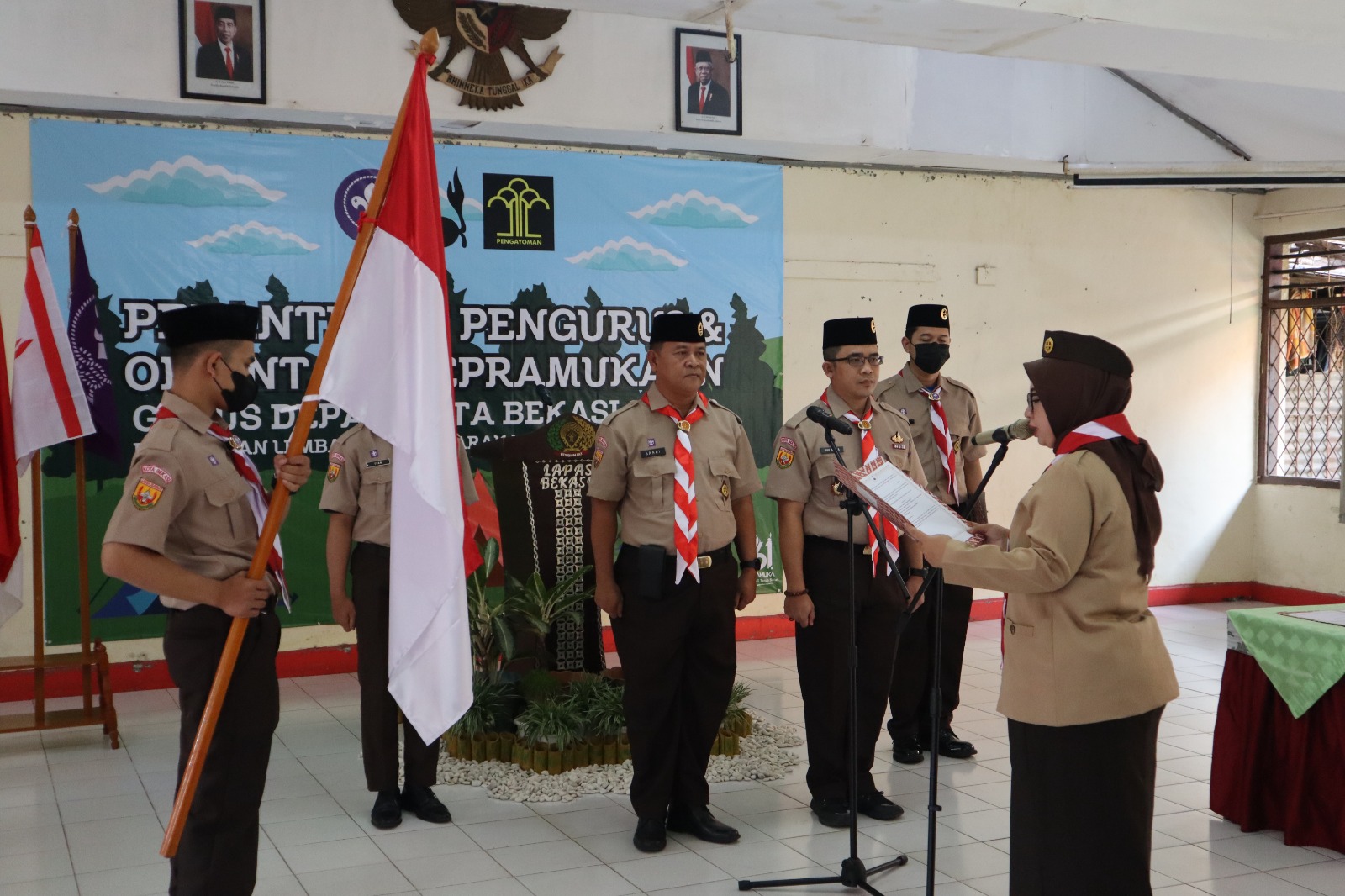 Lapas Kelas IIA Kota Bekasi Kukuhkan Gerakan Pramuka Gugus Depan (Gudep ...