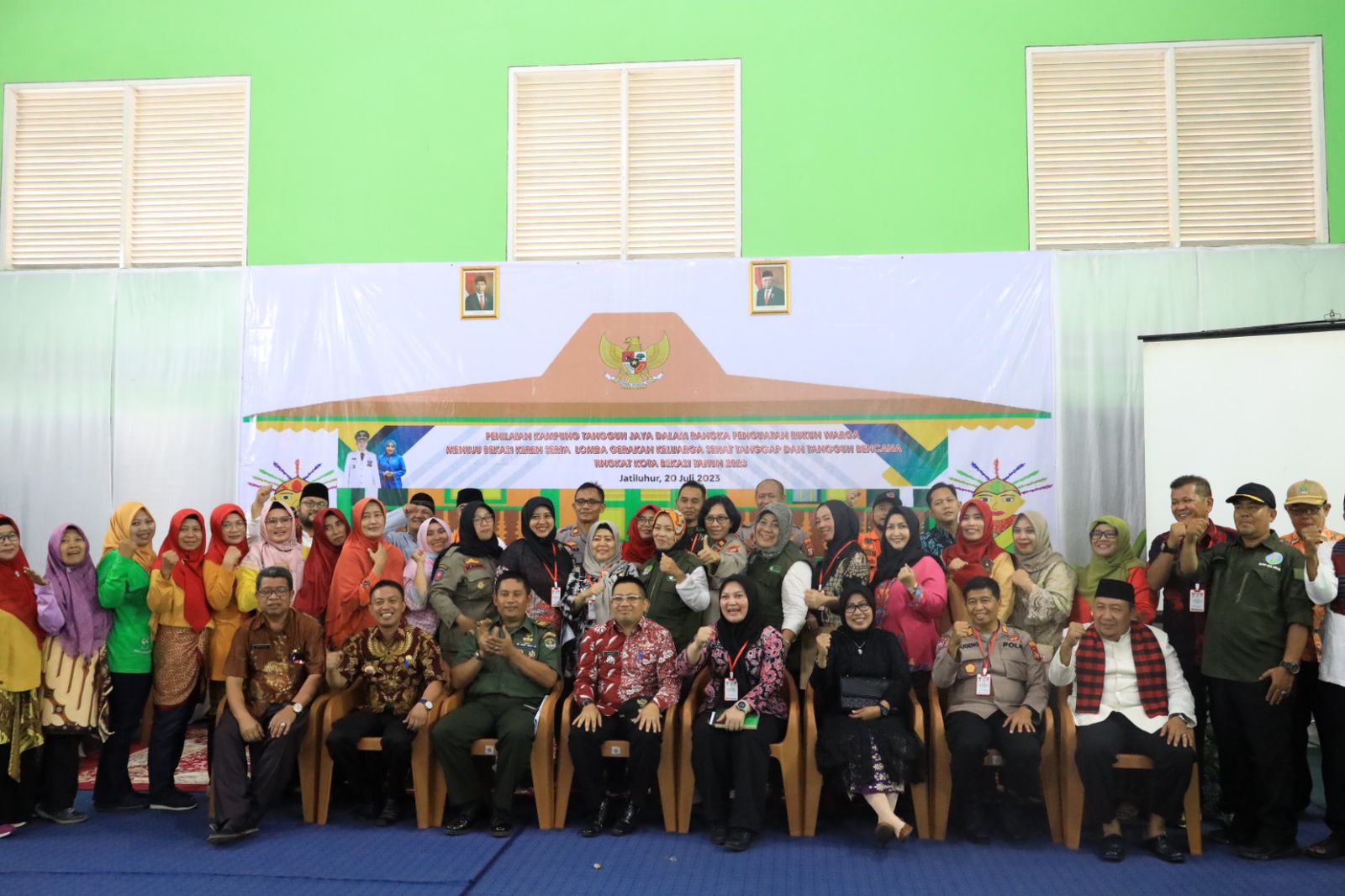 Tim Penilai KTJ 2023 Hadir di RW 08 Kelurahan Jatiluhur - Bekasi Newsroom